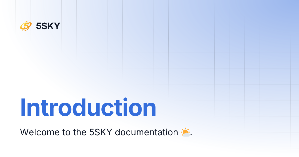 Introduction | 5SKY